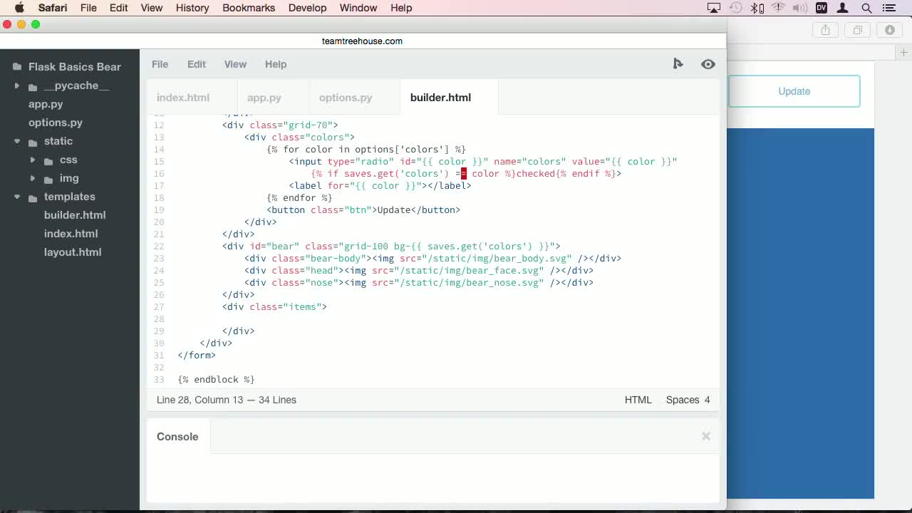 Items (How To) | Flask Basics | Treehouse