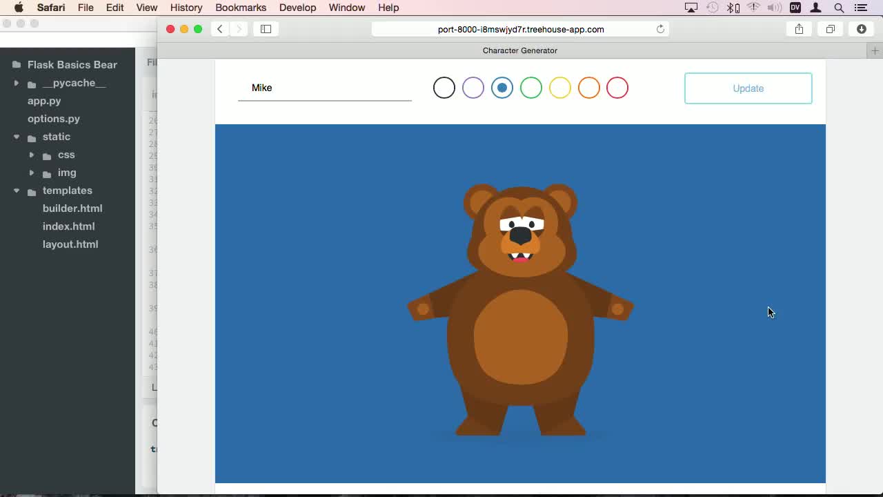 Drawing The Bear How To Flask Basics Treehouse 