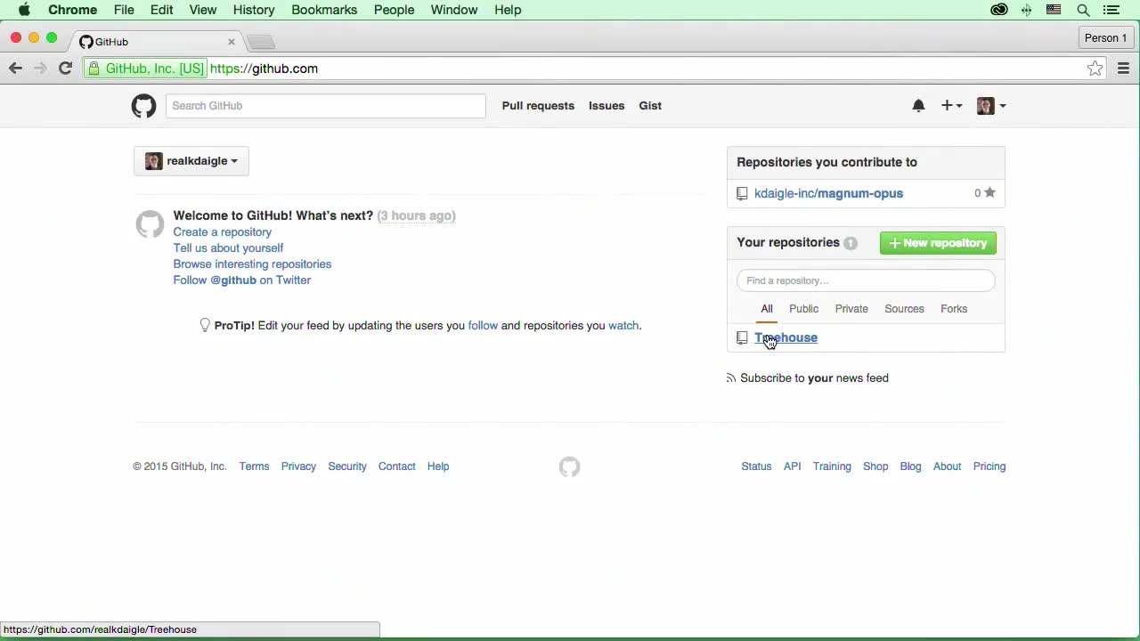 Introduction To Open Source How To Github Basics Treehouse 7295