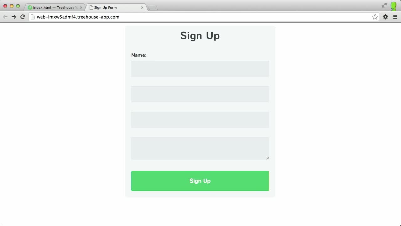The Label Element (How To) | HTML Forms | Treehouse