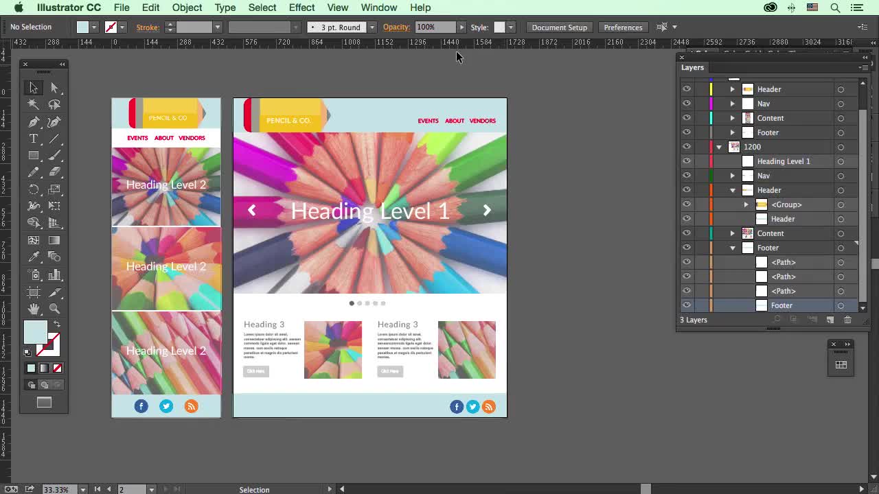 CSS and Final Thoughts (How To) | Adobe Illustrator for Web Design ...