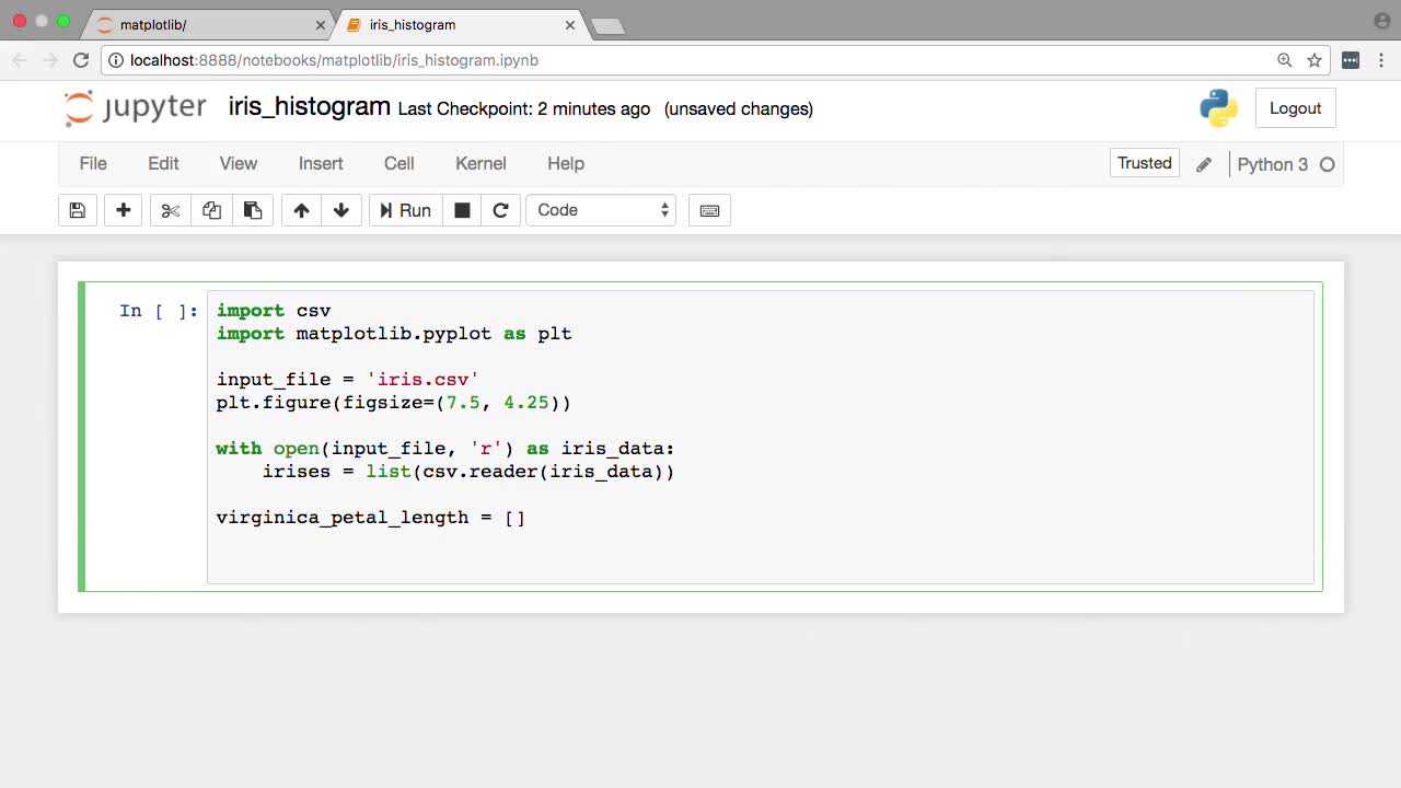 Histogram (How To) | Introduction to Data Visualization with Matplotlib | Treehouse