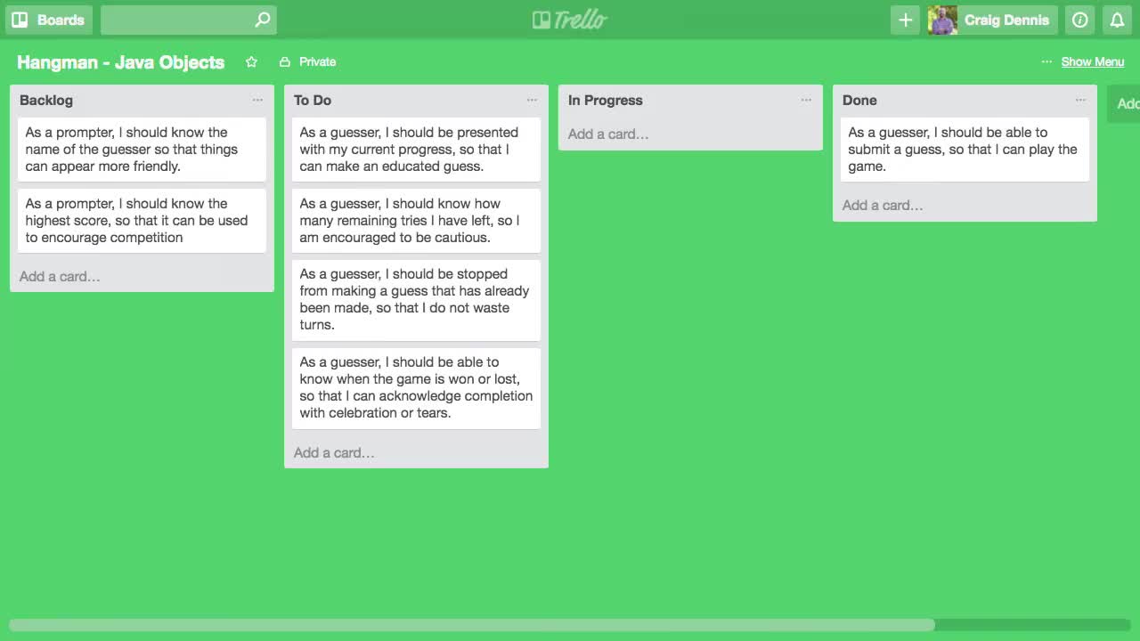 Current Progress (How To) | Java Objects | Treehouse