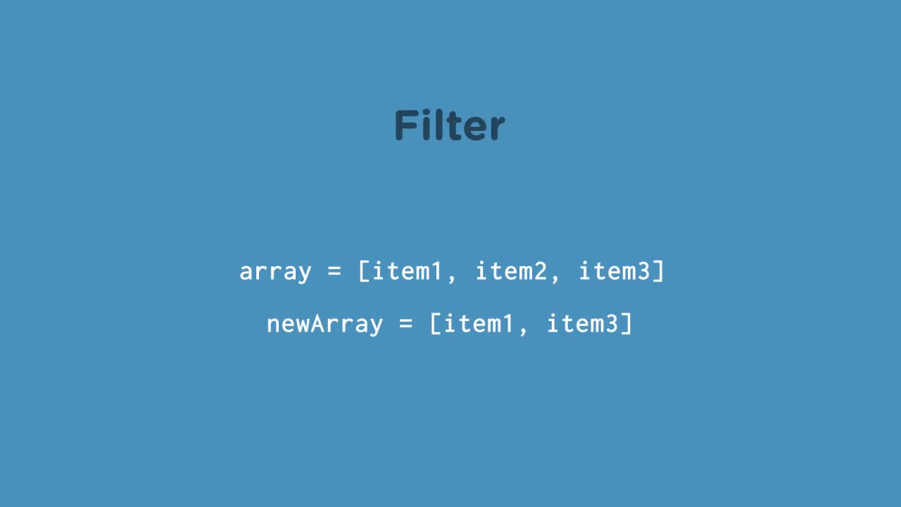 Remove Array Items with filter() (How To) | JavaScript Array Iteration Methods | Treehouse