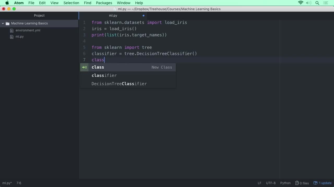 Making Predictions with a Classifier (How To) | Machine Learning Basics | Treehouse