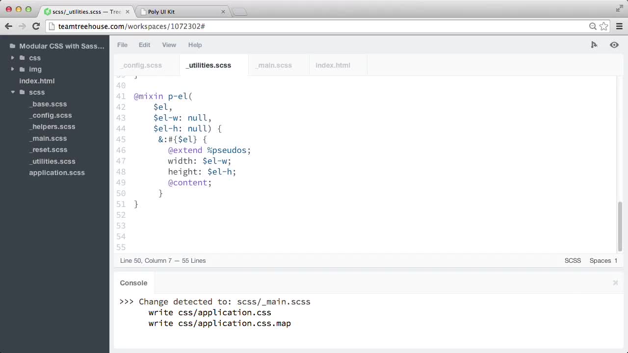 Pseudo-Element Mixin with @error (How To) | Modular CSS with Sass | Treehouse