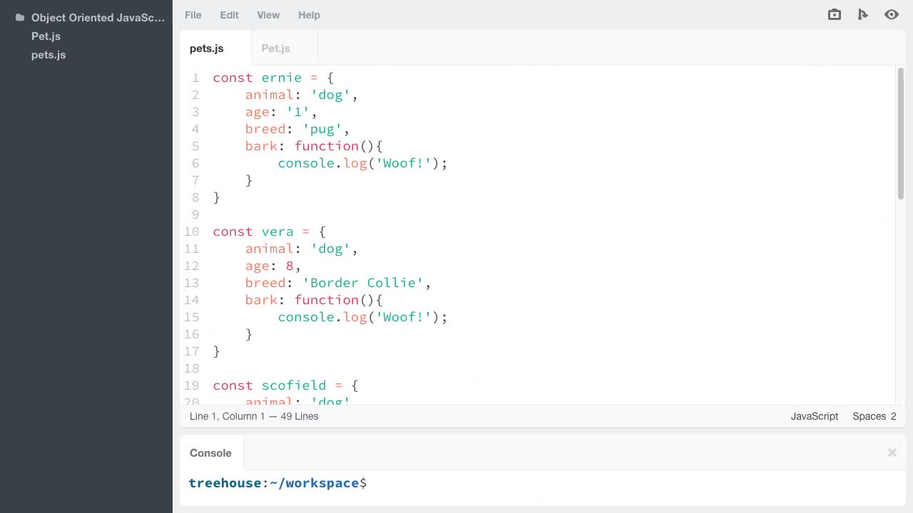 Adding Properties Inside the Constructor Method (How To) | Object-Oriented JavaScript | Treehouse