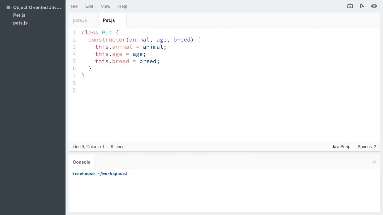 Instantiating a Pet Object (How To) | Object-Oriented JavaScript ...