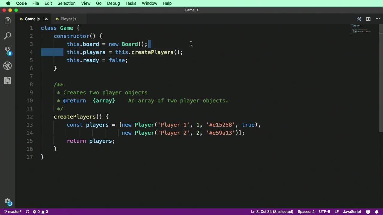 Game Class Constructor Method Solution (How To) | Object-Oriented JavaScript: Challenge | Treehouse