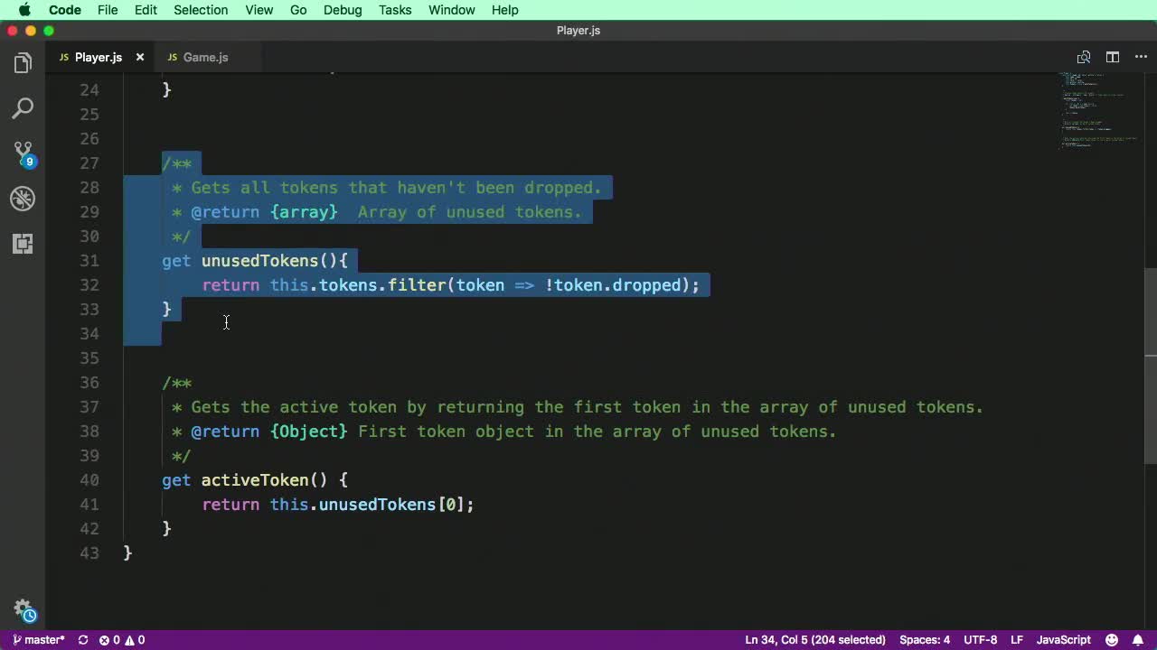 Getter Methods Solution How To Object Oriented Javascript Challenge Treehouse