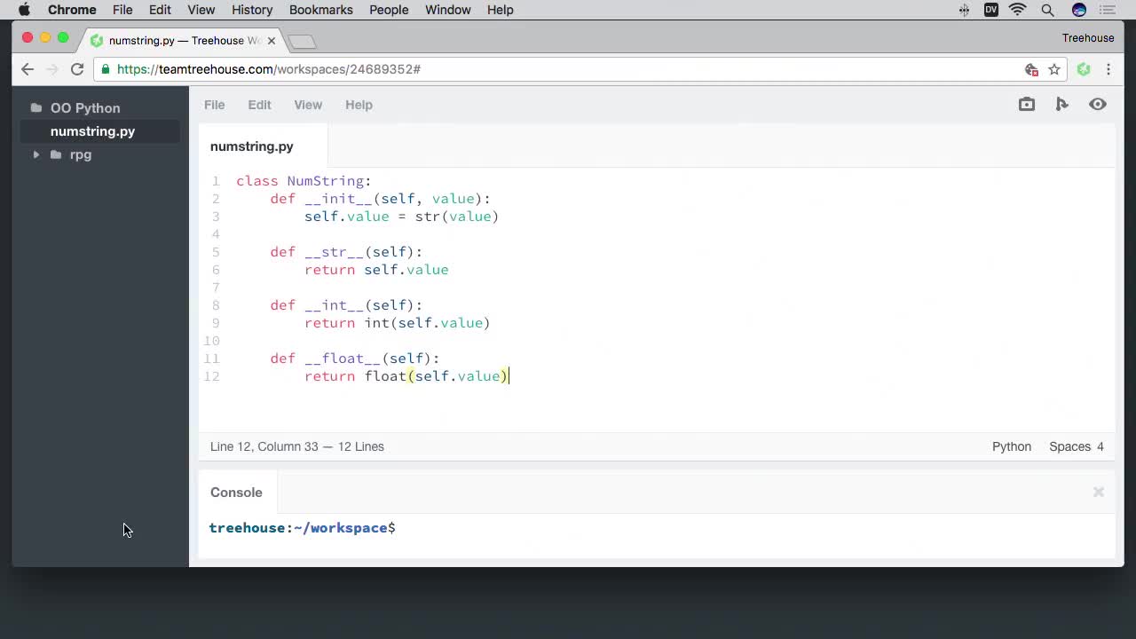 Math How To Object Oriented Python Treehouse