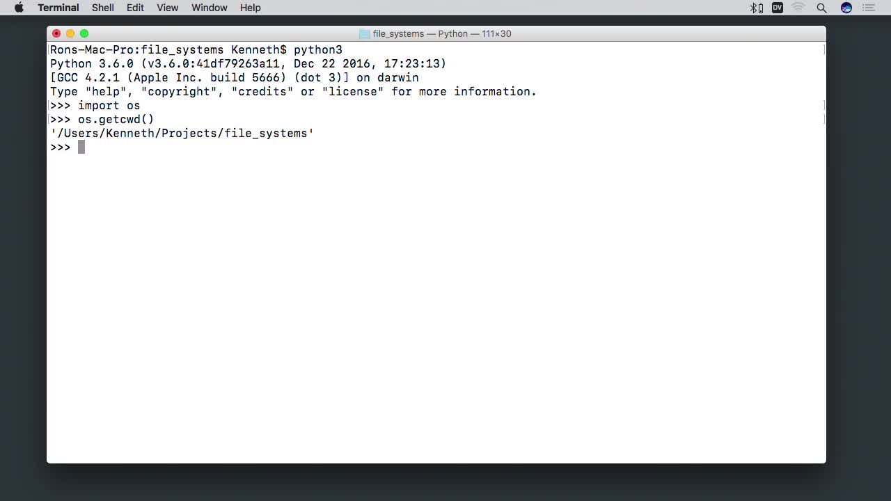 Changing Directories (How To) | Python for File Systems | Treehouse