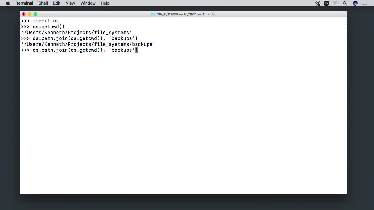 Creating Paths (How To) | Python for File Systems | Treehouse