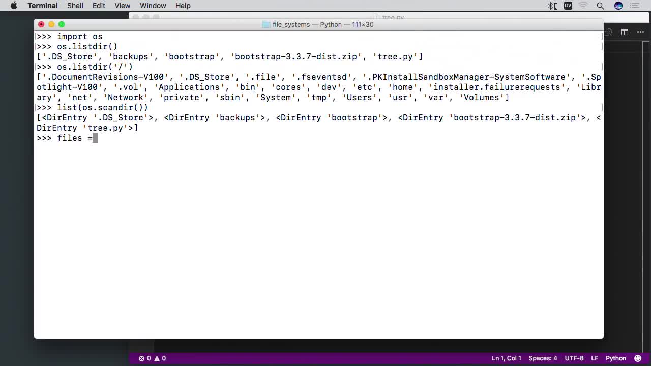 Checking Directory Contents (How To) | Python for File Systems | Treehouse