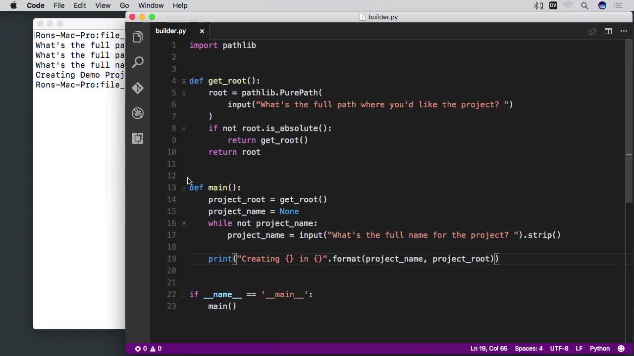 Creating the Directory Structure (How To) | Python for File Systems ...