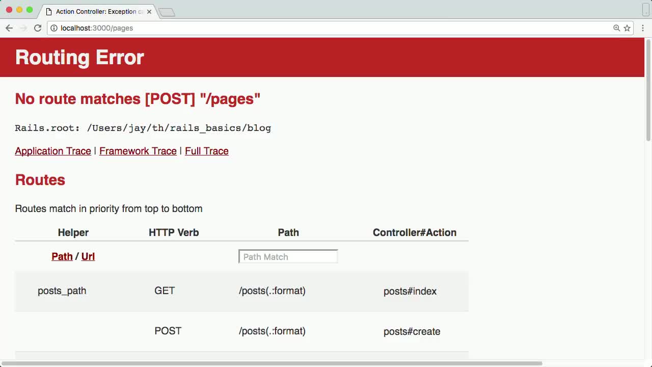 Route To Create Pages How To Rails Routes And Resources Treehouse