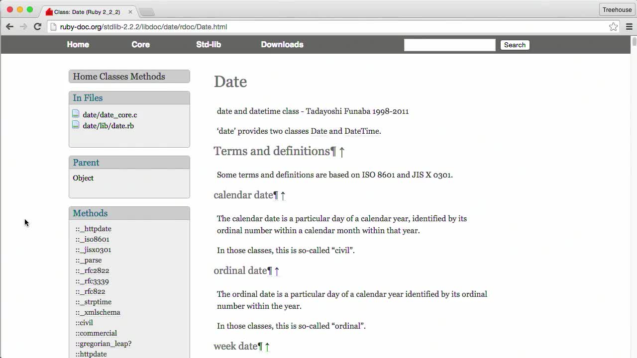 The Ruby Date Class How To Ruby Core And Standard Library Treehouse