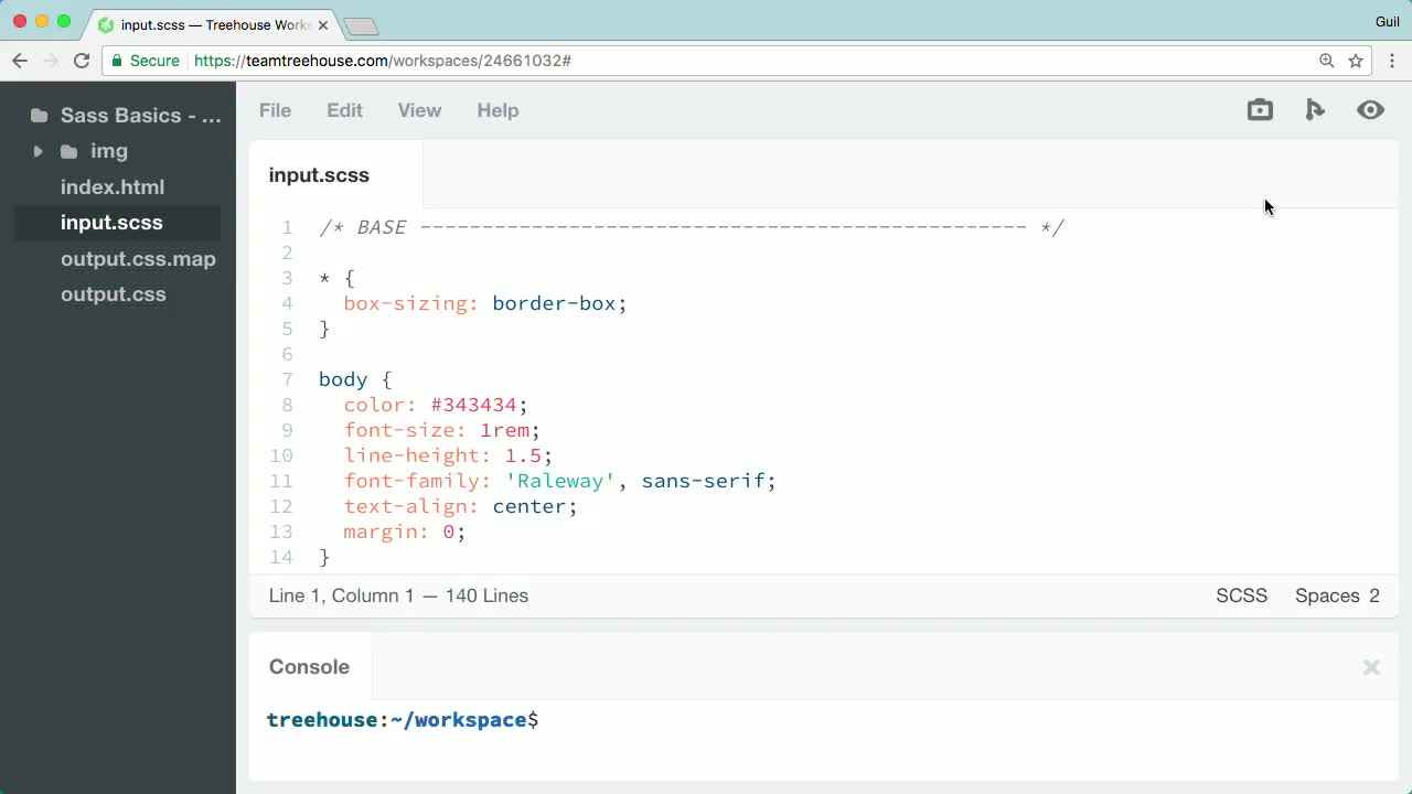 Compile a Directory of Sass Files (How To) | Sass Basics | Treehouse