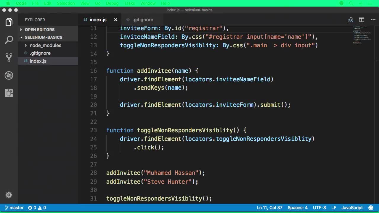 A Fork in the XPath (How To) | Introduction to Selenium | Treehouse