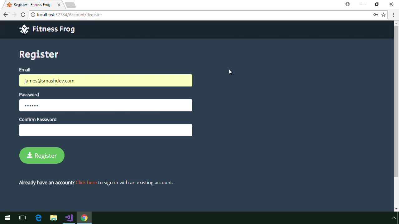 Overview of Adding User Registration (How To) | User Authentication with ASP.NET Identity ...
