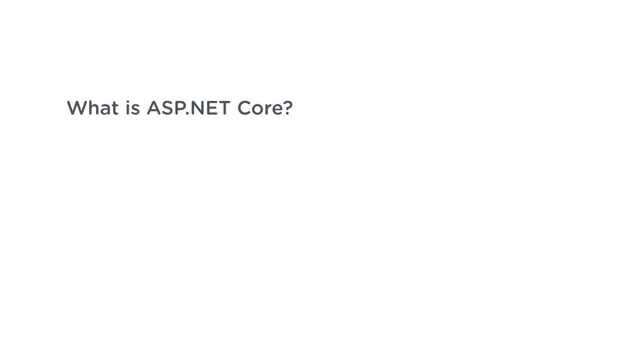 Getting Started With Aspnet Core How To Treehouse 