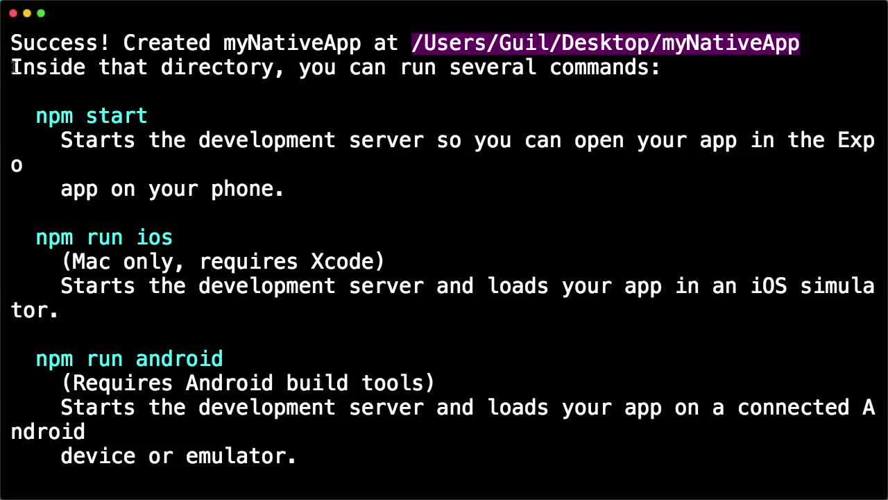 Installing Create React Native App How To Using Create React Native App Treehouse