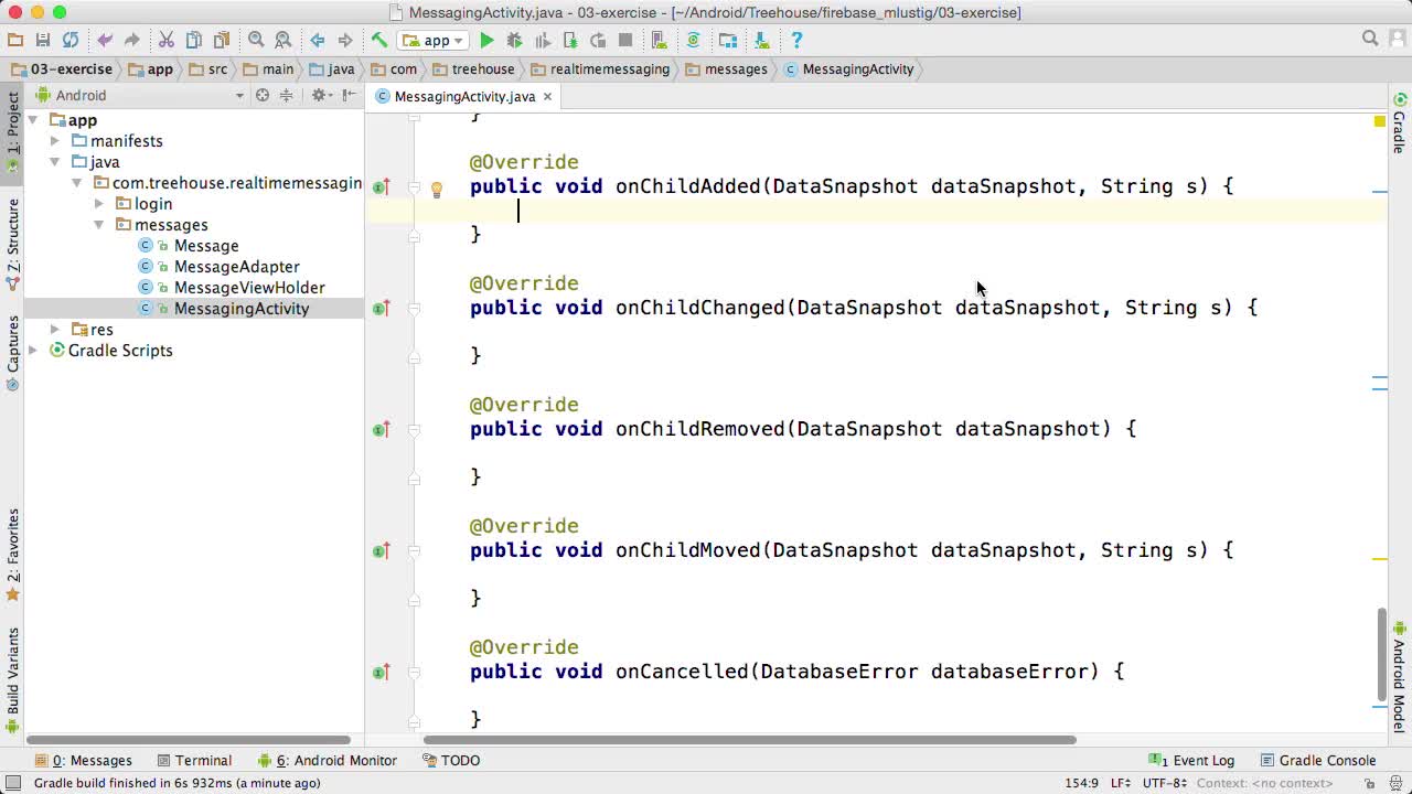 Receiving Realtime Messages With Firebase How To Build A Realtime Database App With Firebase