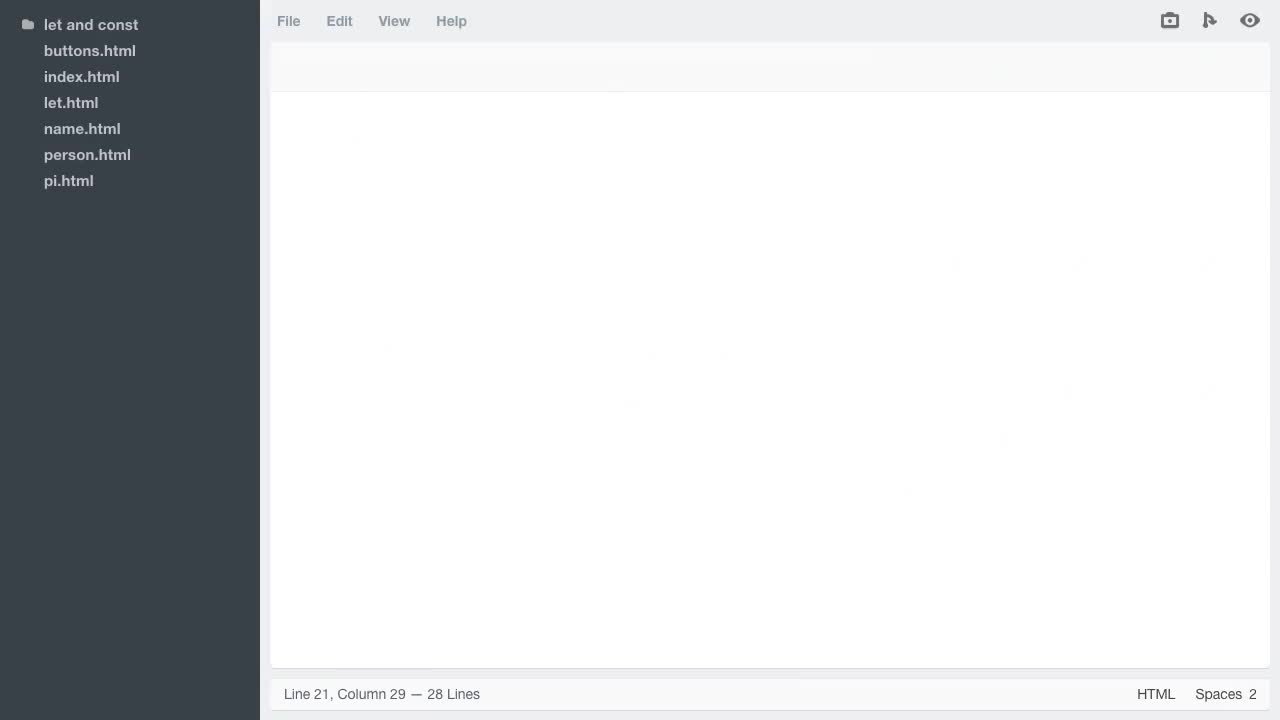 Using let with for Loops (How To) | Getting Started With ES2015 | Treehouse