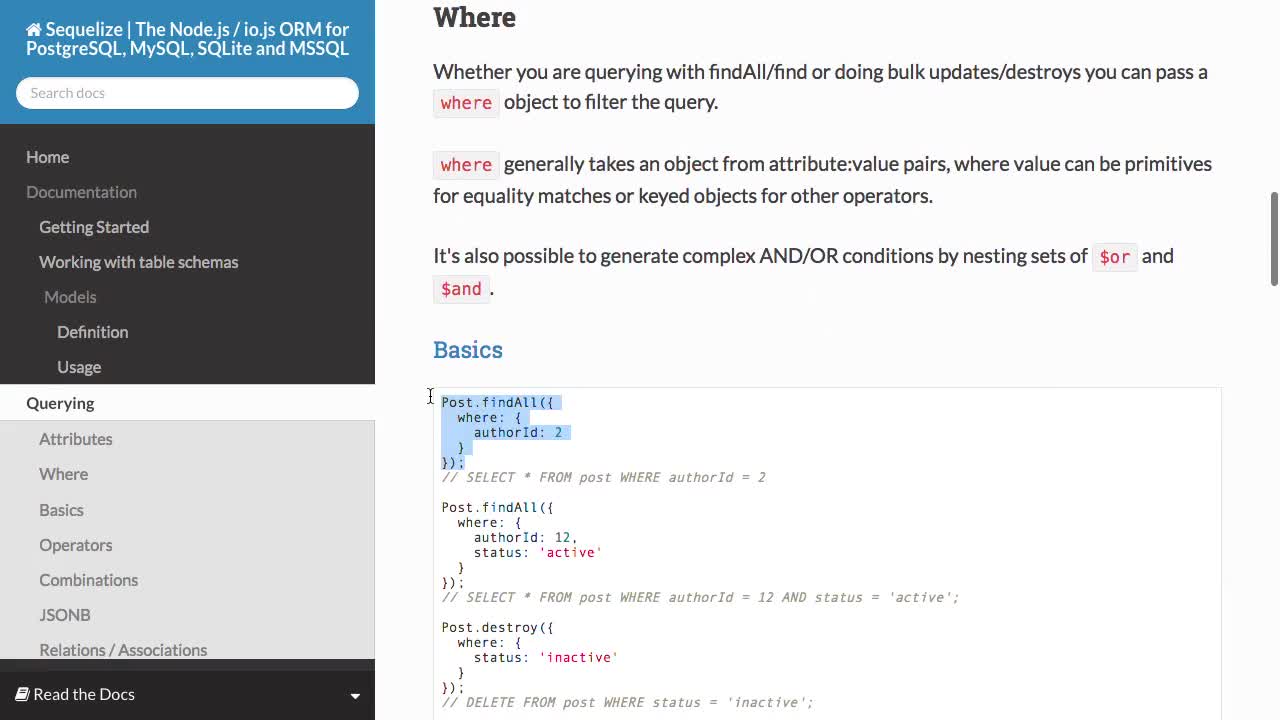 Next Steps (How To) | Using SQL and Node.js with Sequelize | Treehouse