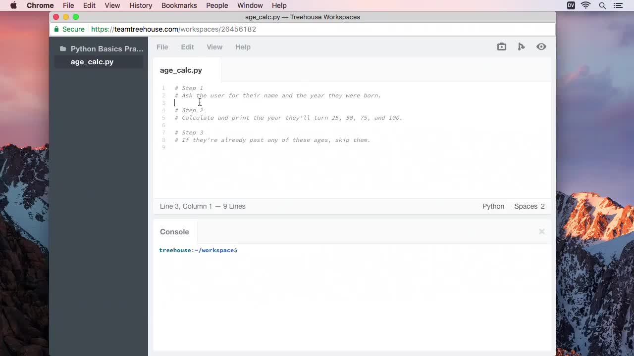 The Solution (How To) | Practice Basic Math Calculations in Python | Treehouse
