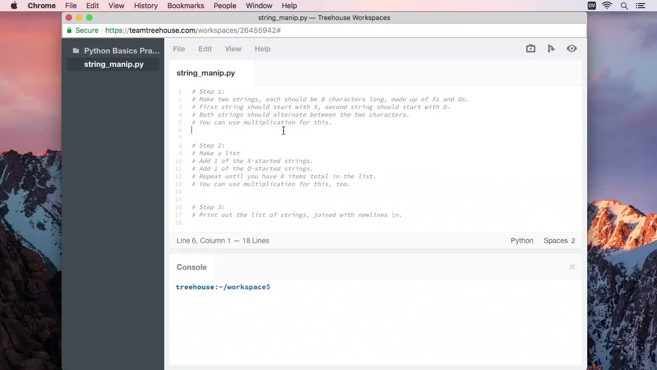 The Solution (How To) | Practice Using Strings and Lists in Python ...