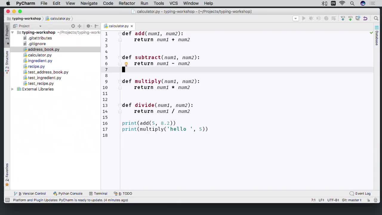 Built-in Types (How To) | Python Type Hinting | Treehouse