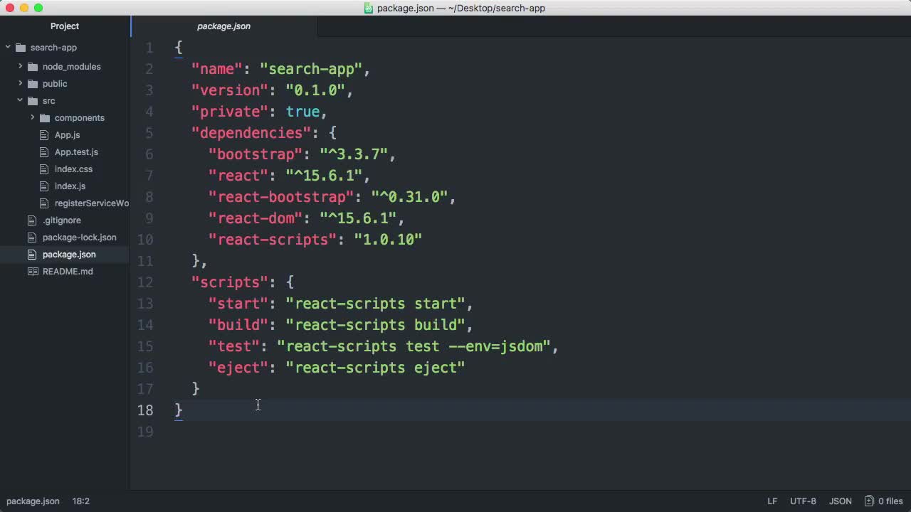 Next Steps With Create React App How To Using Create React App Treehouse 0389