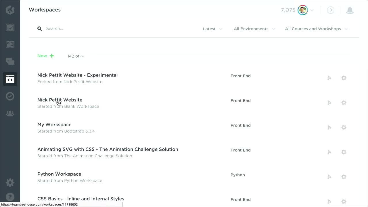 Previews and Snapshots (How To) | Using Treehouse Workspaces | Treehouse