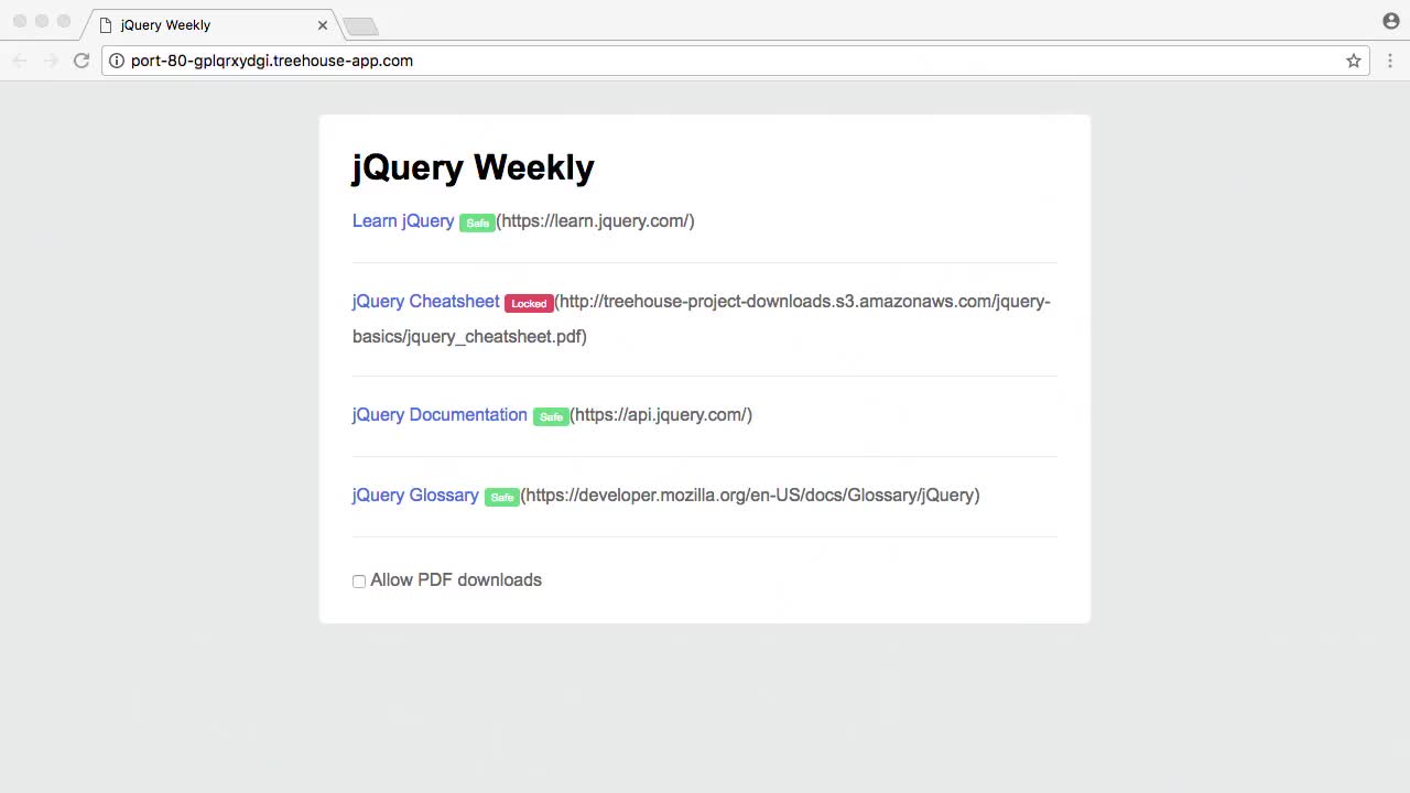 Stopping the Browser's Default Behavior (How To) | jQuery Basics | Treehouse