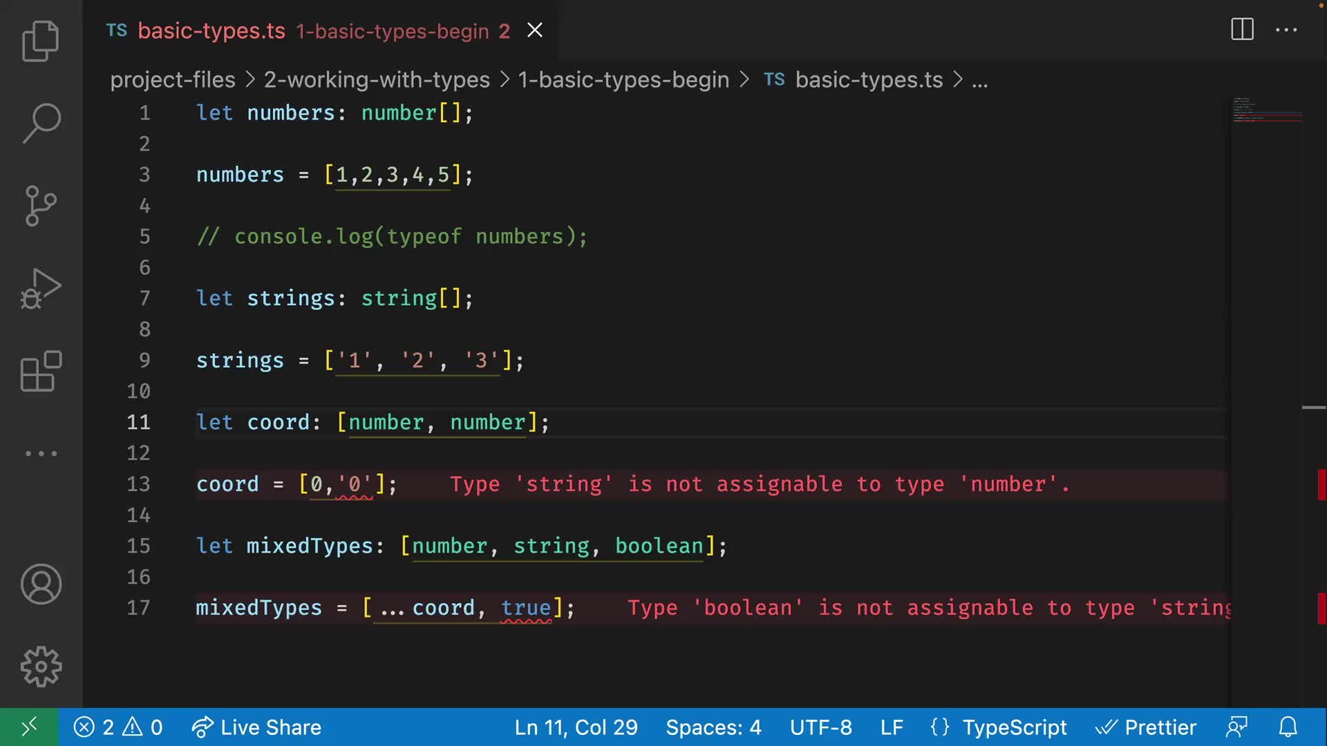 The any, void, null, and undefined Types (How To) | TypeScript Basics | Treehouse