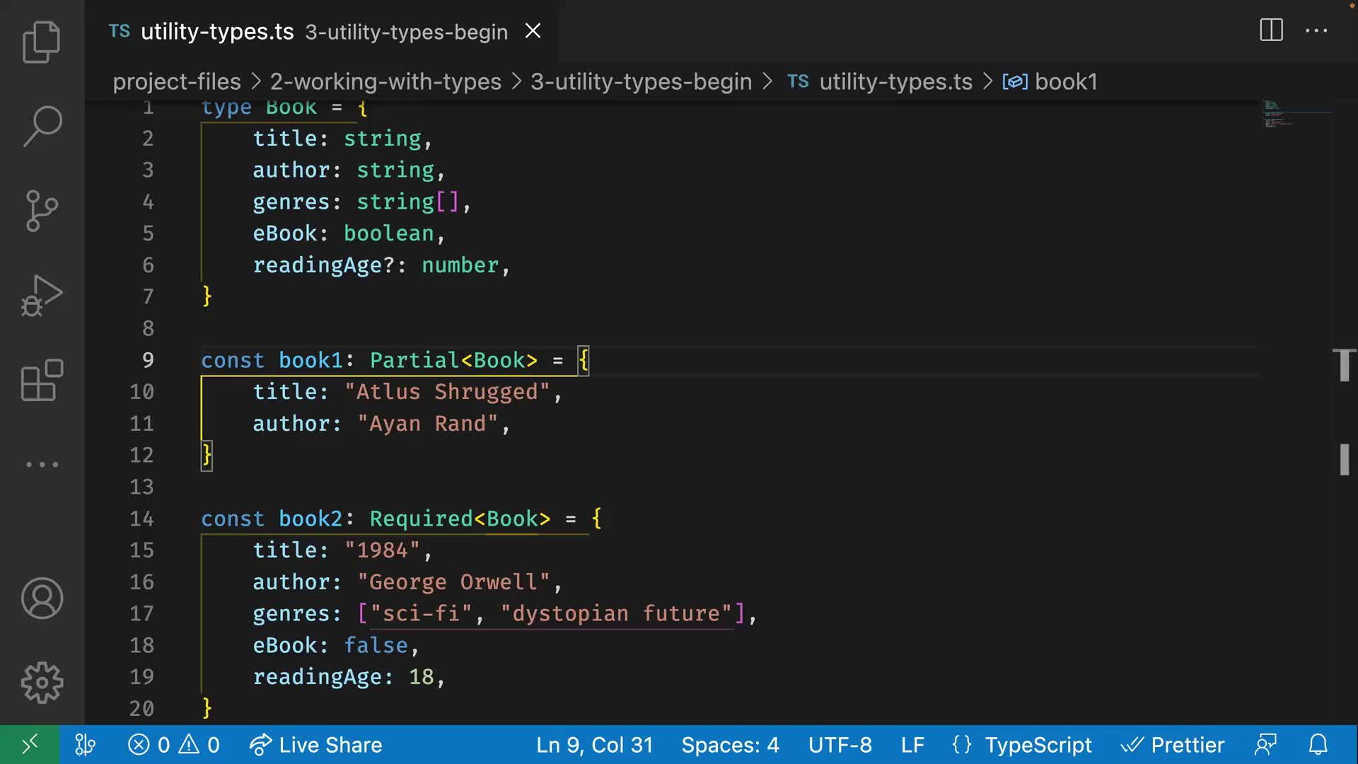 The Readonly and Record Utility Types (How To) | TypeScript Basics | Treehouse