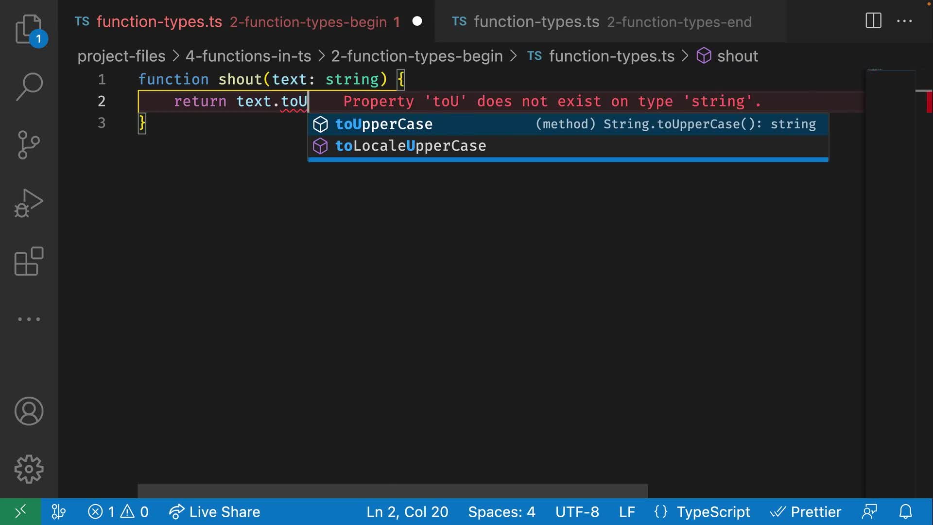 Function Type Expressions How To Typescript Basics Treehouse