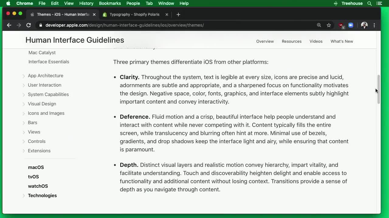 iOS Design Themes (How To) | Getting Started With Human Interface Guidelines | Treehouse