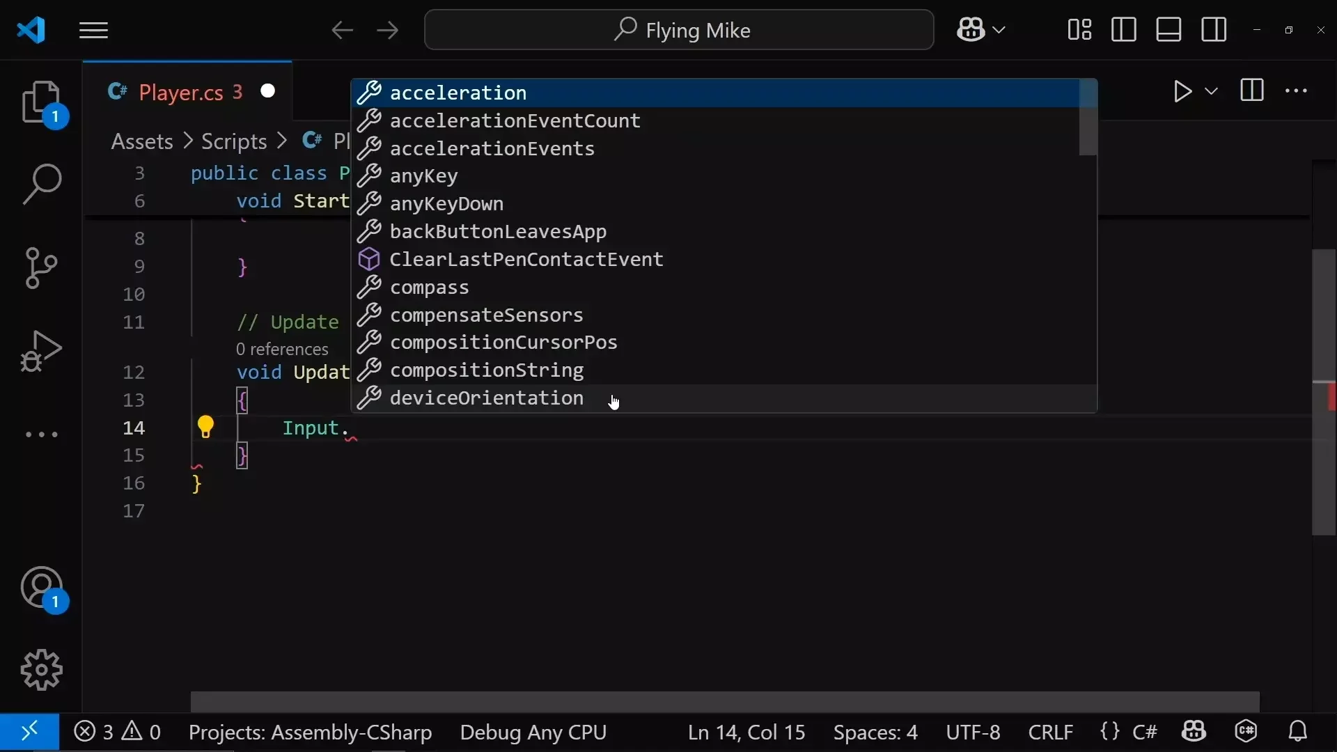 Capturing Player Input (How To) | Unity Basics | Treehouse