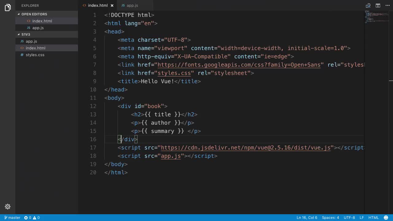 Basic Event Handling (How To) | Vue.js Basics | Treehouse