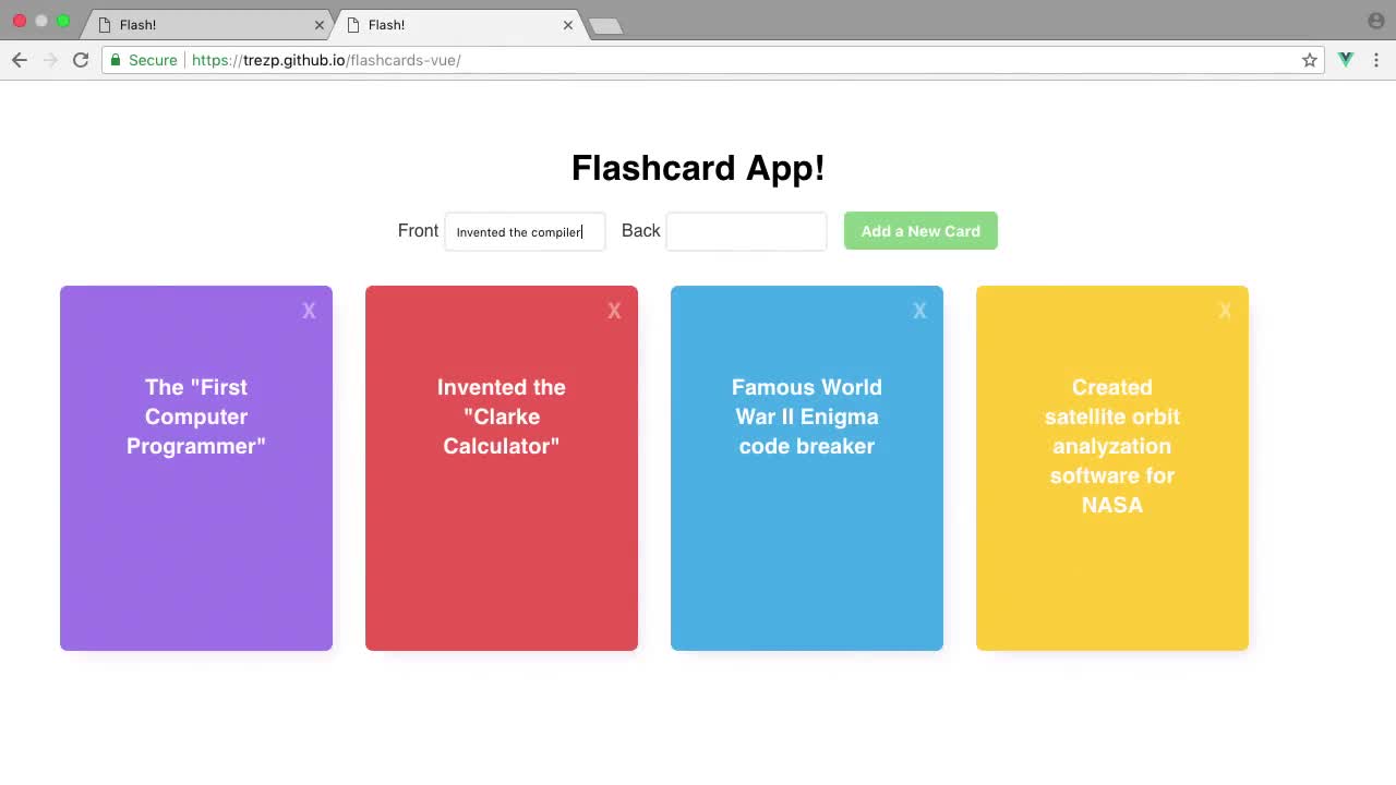 Displaying and Flipping Cards (How To) | Vue.js Basics | Treehouse